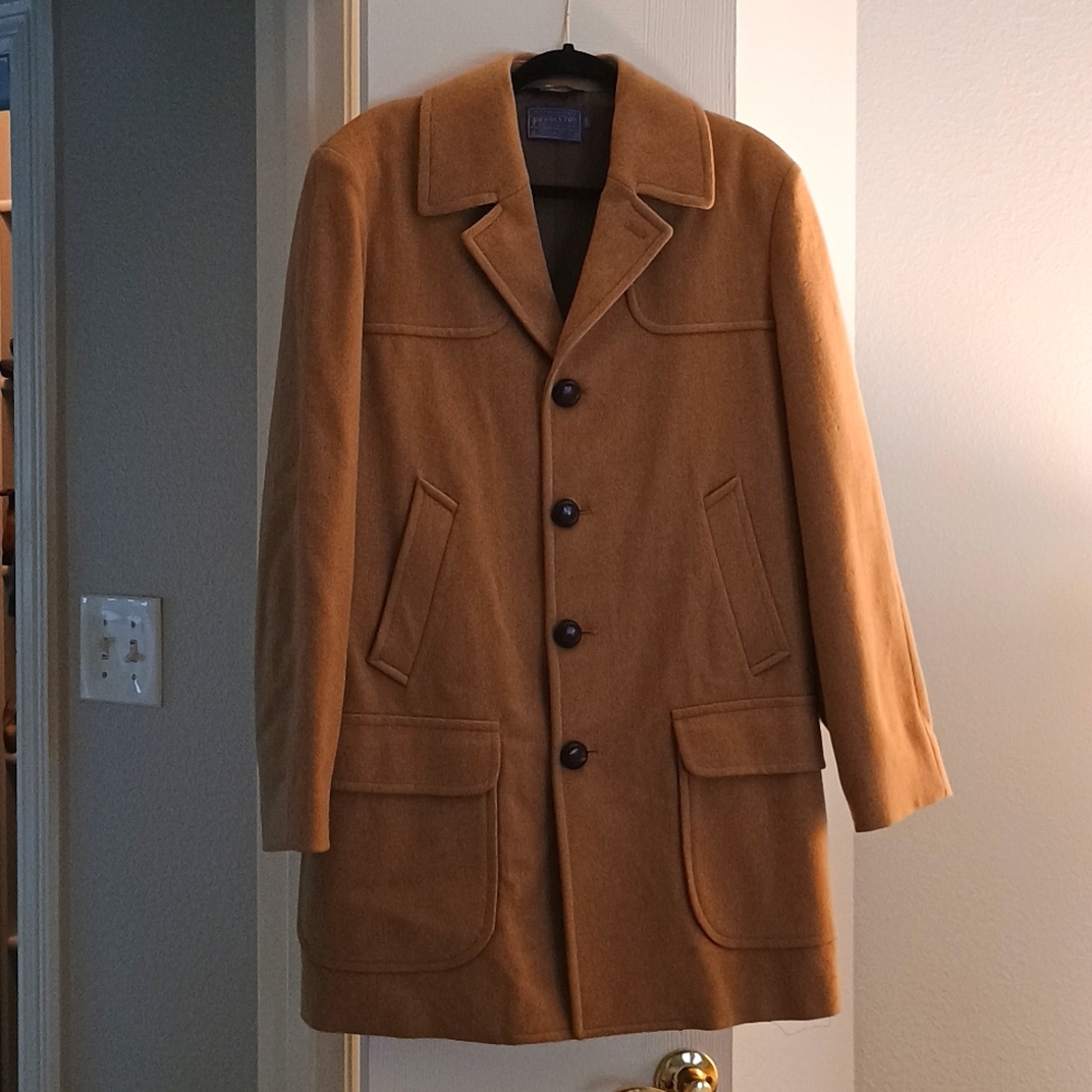 Vintage Pendleton Men's Overcoat - Gem
